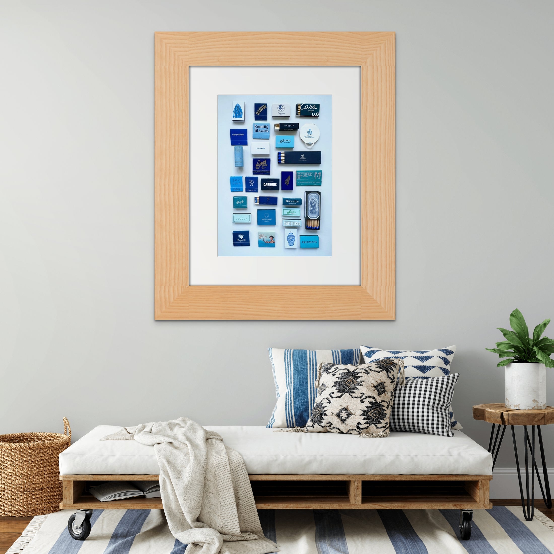 MATCHBOOK PRINT - BLUE – OH, WHAT A MATCH!