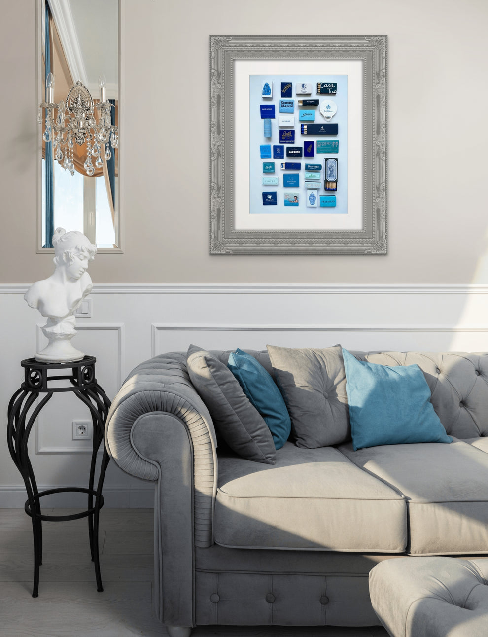 MATCHBOOK PRINT - BLUE – OH, WHAT A MATCH!