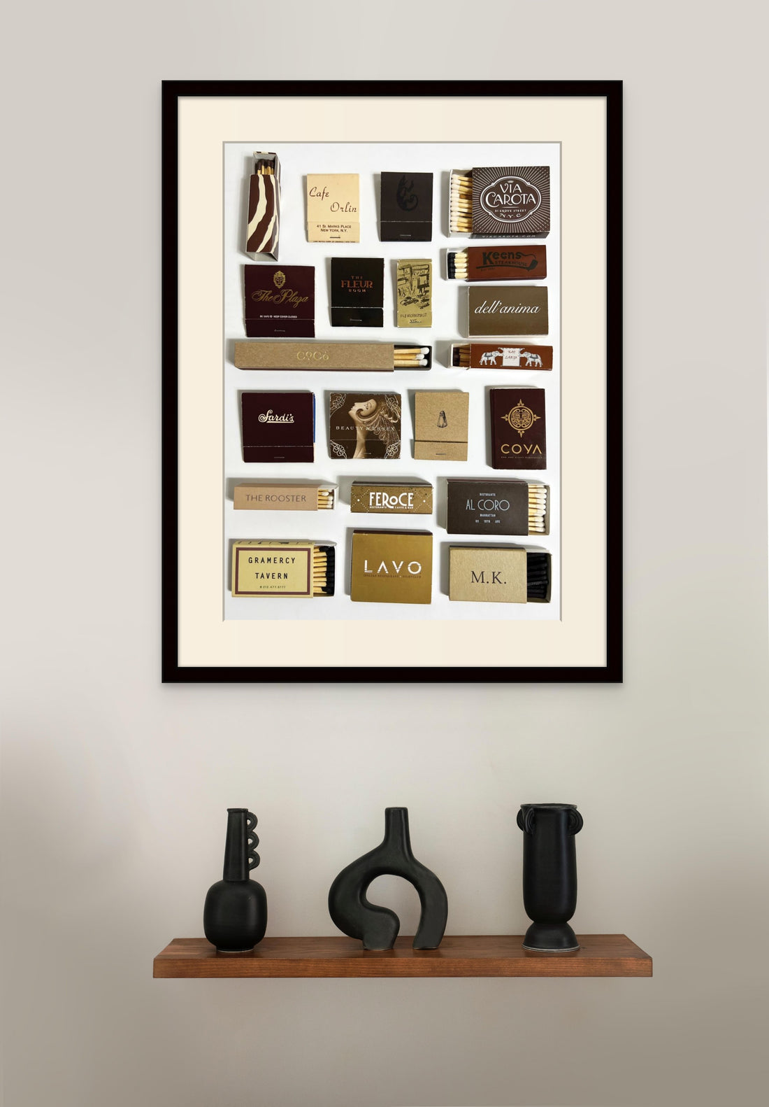 MATCHBOOK PRINT - BROWN – OH, WHAT A MATCH!