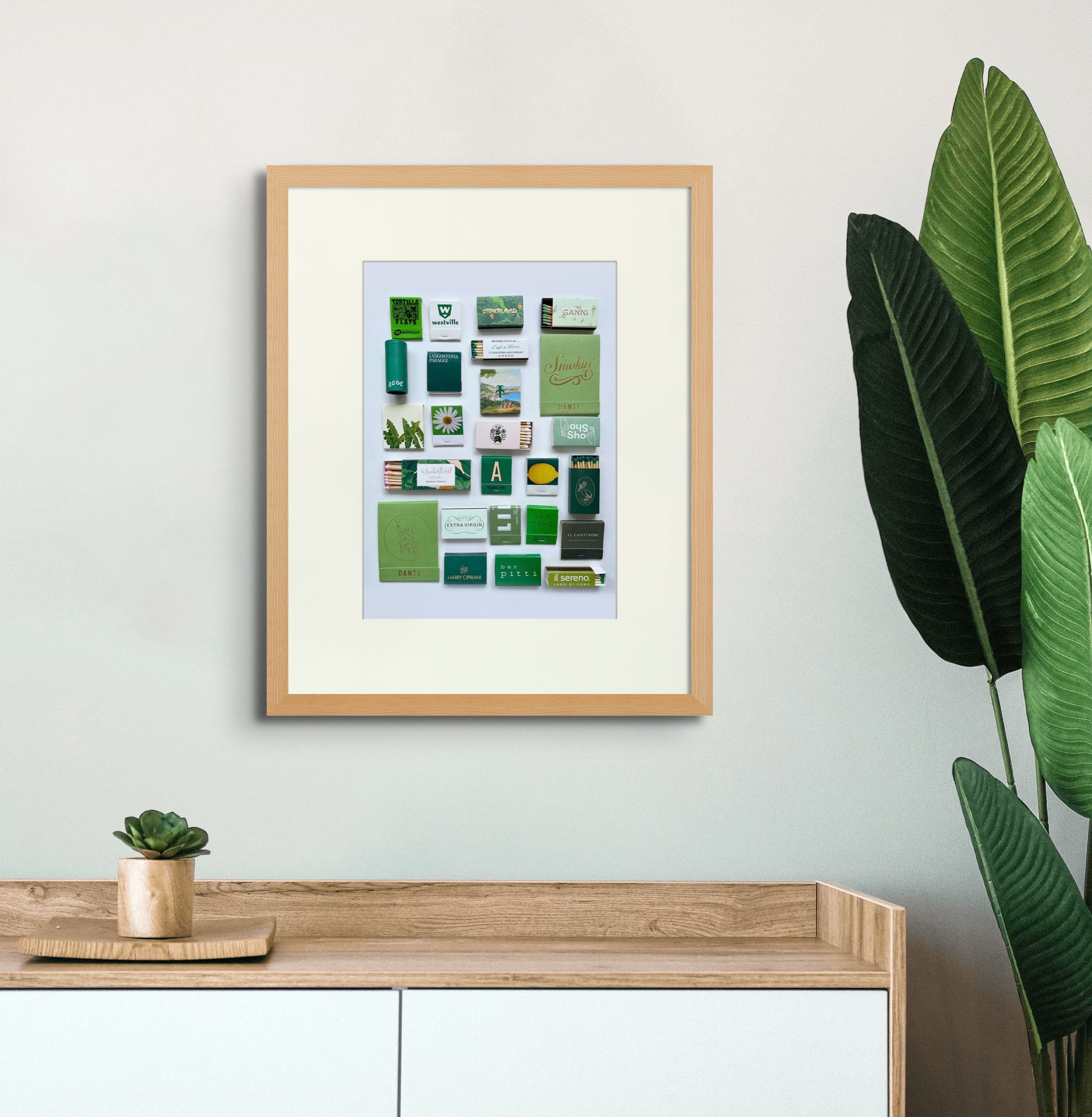 MATCHBOOK PRINT - GREEN – OH, WHAT A MATCH!